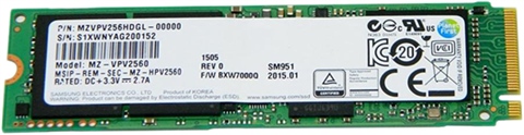 Samsung MZ-FLV2560 PM951 256GB SSD M.2 NVMe 2280 - CeX (IE): - Buy ...