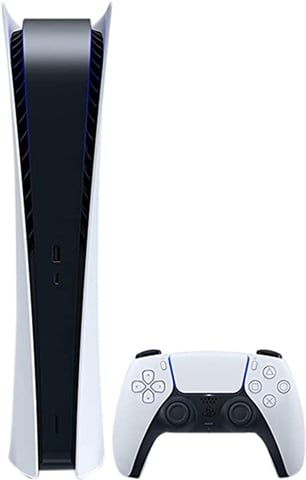 Playstation 5 Digital Edition Console, 825GB, White, Discounted - CeX ...